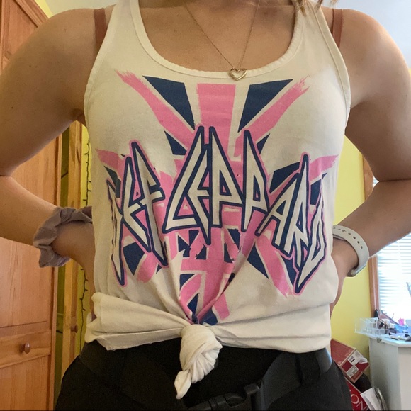 Tops | Def Leppard Concert Tank Top | Poshmark